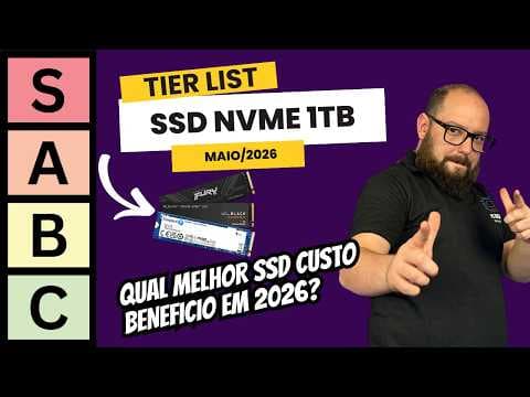 Melhores SSDs de 1TB em 2026 no Brasil: Tier List Completa | PC Builder